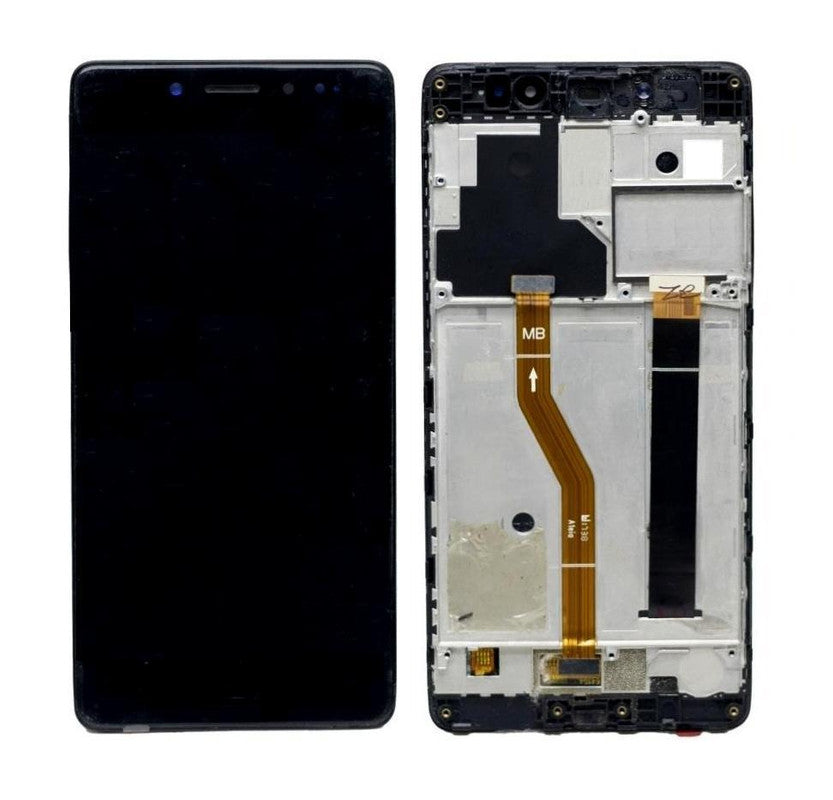 Lcd Display Folder Combo for TENOR TENOR G Black - Zeespares.in