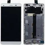 Lcd Display Folder Combo for LAVA PIXLE V1 black - Zeespares.in