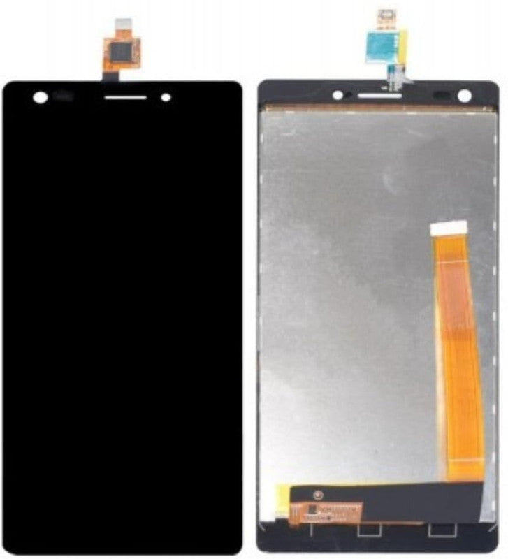 Lcd Display Folder Combo for LAVA X5 GRAND black - Zeespares.in