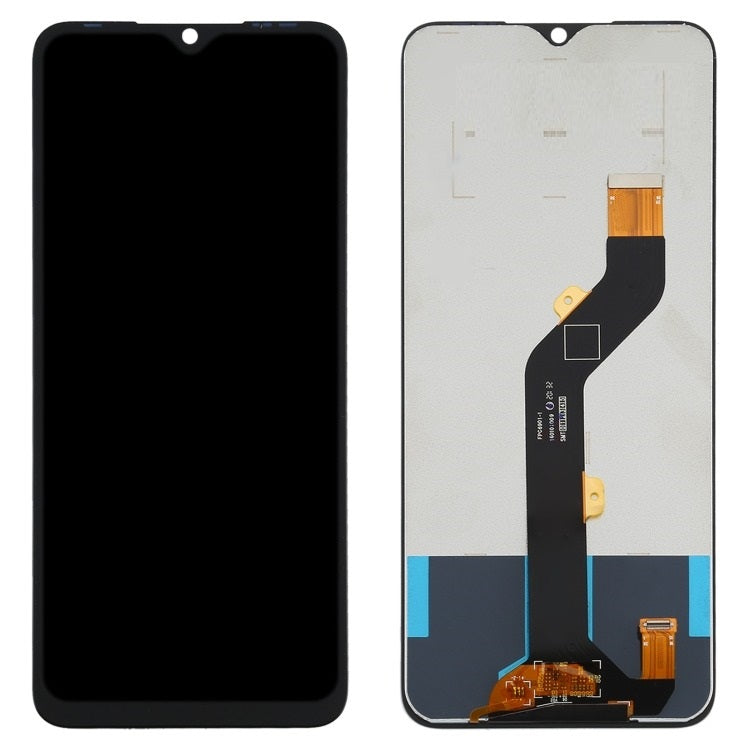 Mozomart Lcd Display Folder for Tecno Spark 6 Air Black - Zeespares.in