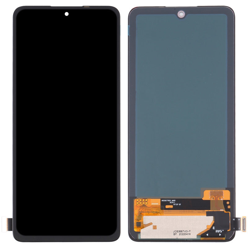 LCD Display Folder Combo for Xiaomi Redmi Note 10 Pro (TFT) Black- Zeespares – Zeespares.in