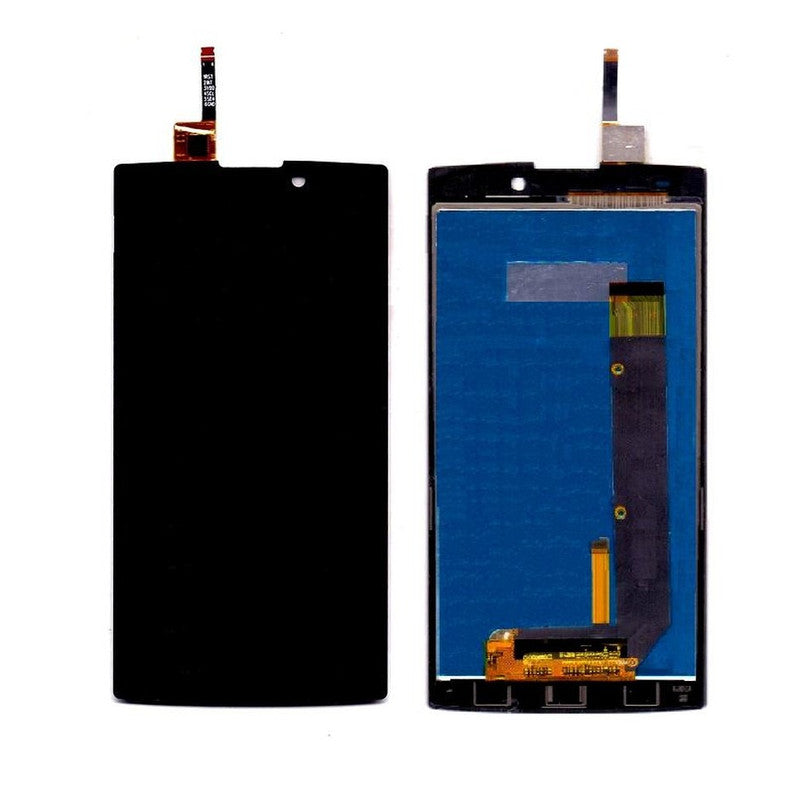 Lcd Display Folder Combo for LAVA FUEL 60 White - Zeespares.in