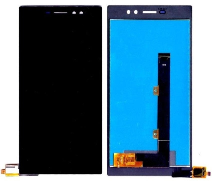 Lcd Display Folder Combo for LAVA X38 Black - Zeespares.in