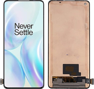 Lcd Display Folder Combo for Oneplus 8 Black Black- Zeespares.in