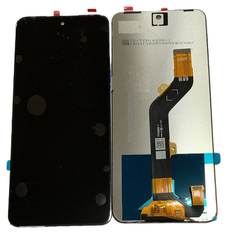 LCD Display Folder Combo for Infinix Hot 12 (X6817) Black- Zeespares – Zeespares.in