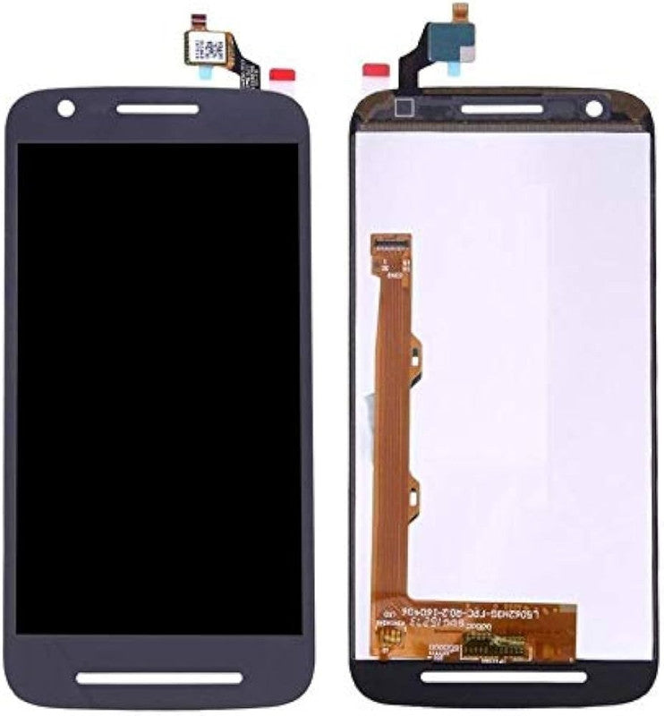 Lcd Display Folder Combo for MOTO E3 Black - Zeespares.in