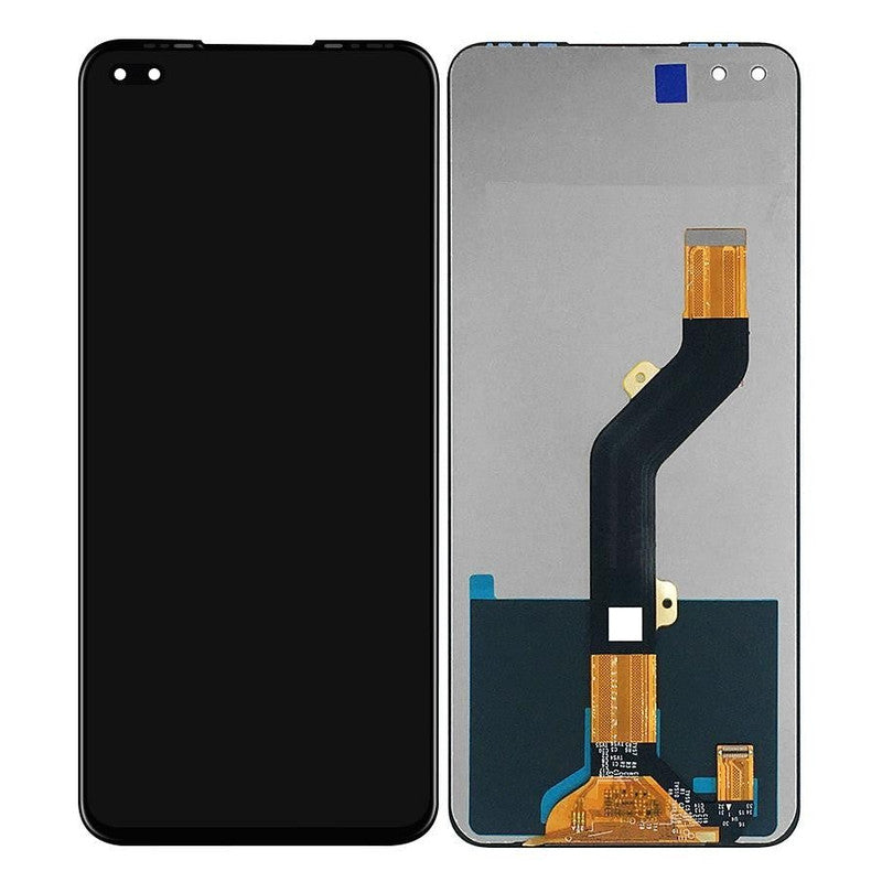 Lcd Display Folder Combo for Infinix Note 8 X692 Black - Zeespares.in