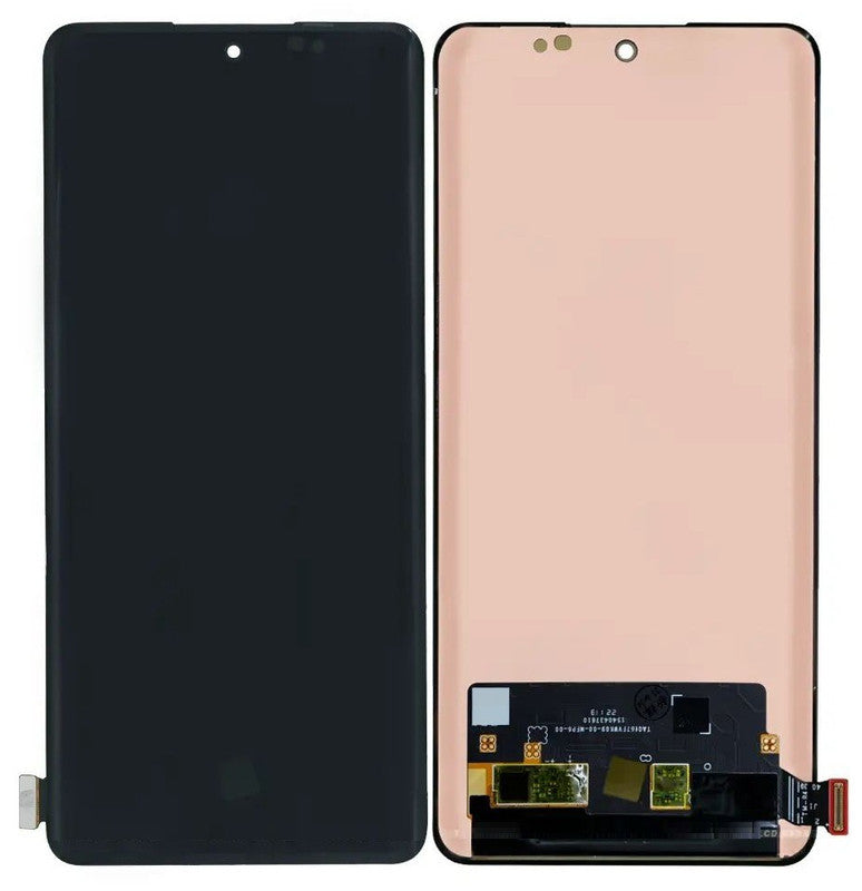 Lcd Display Folder Combo for Oppo Reno 10 5G Black - Zeespares.in