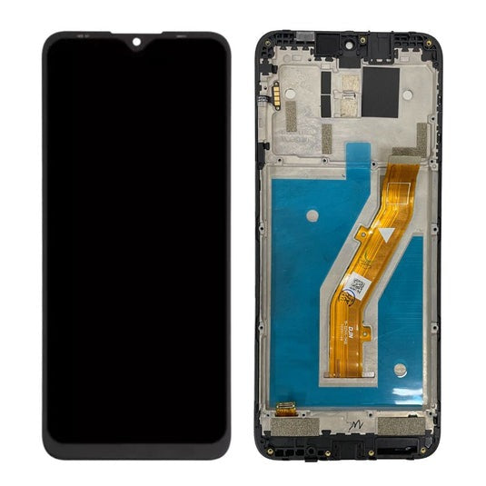 Lcd Display Combo With Frame for Nokia C30 - Zeespares.in