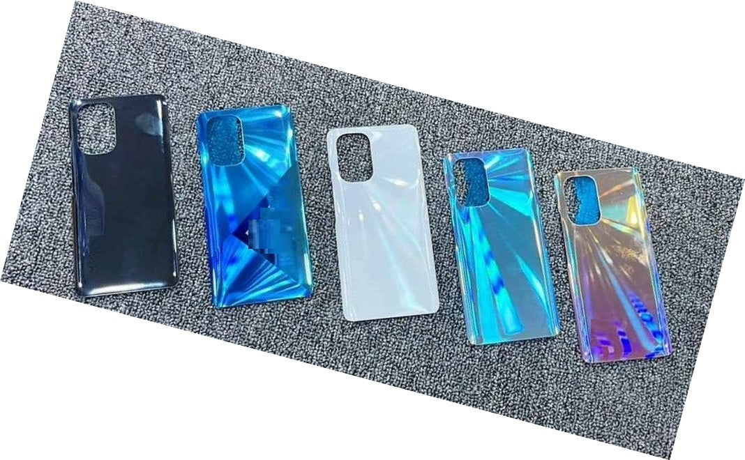 Mozomart Back Panel for Poco F3 Blue - Zeespares.in