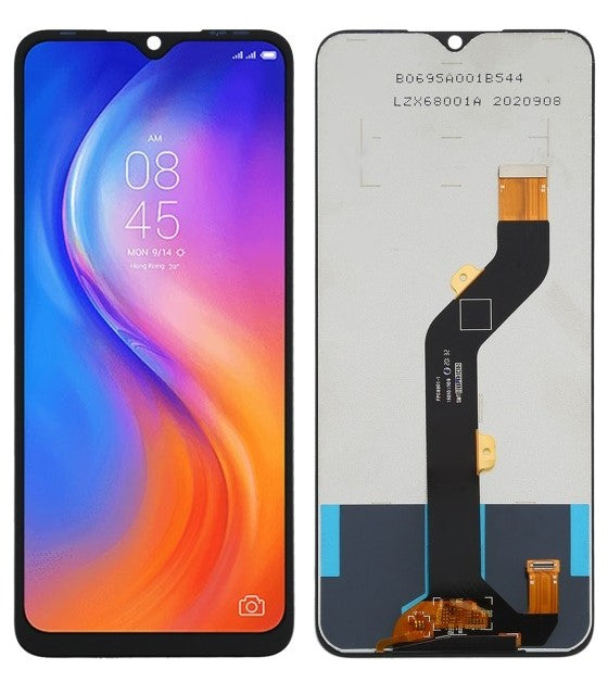 Mozomart Lcd Display Folder for Tecno Spark 6 Air Black - Zeespares.in