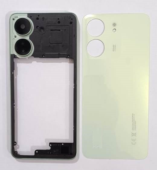 Back Panel Housing Body for Xiaomi Redmi 13C Clover Green- Zeespares ...