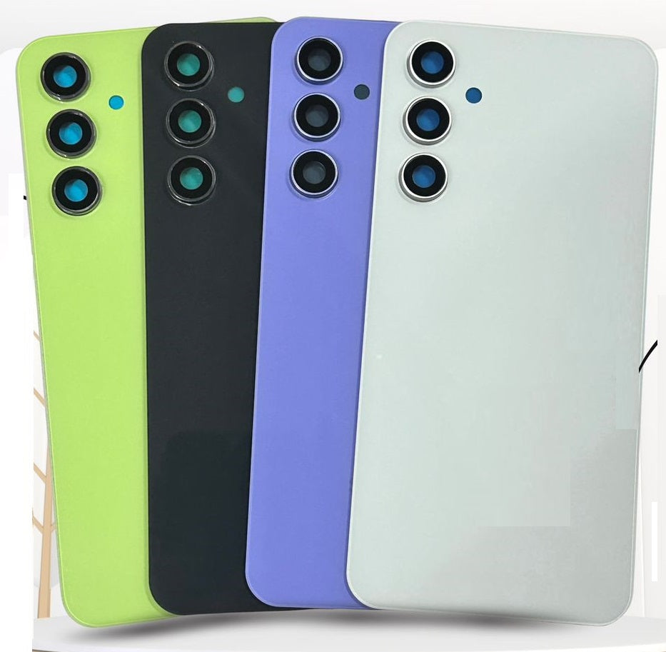 Back Panel with Camera Glass for Samsung Galaxy A54 Black- Zeespares.in