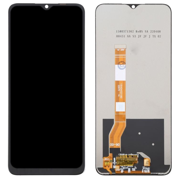 Lcd Display Folder Combo for Oppo A58 5G Black - Zeespares.in