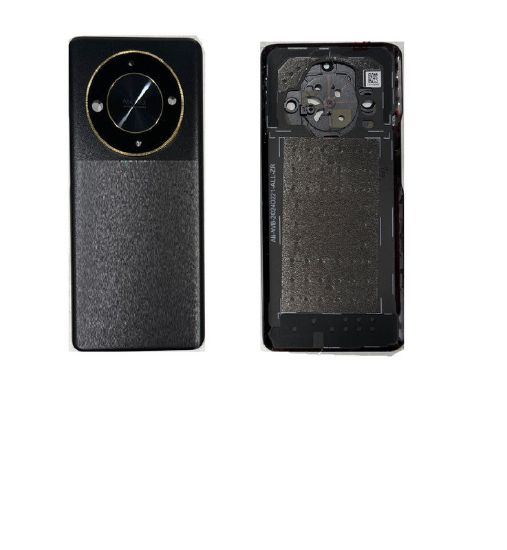 Back Panel With Camera Glass for Honor X9b Black - Zeespares.in
