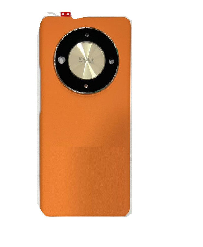 Back Panel With Camera Glass for Honor X9b Orange - Zeespares.in
