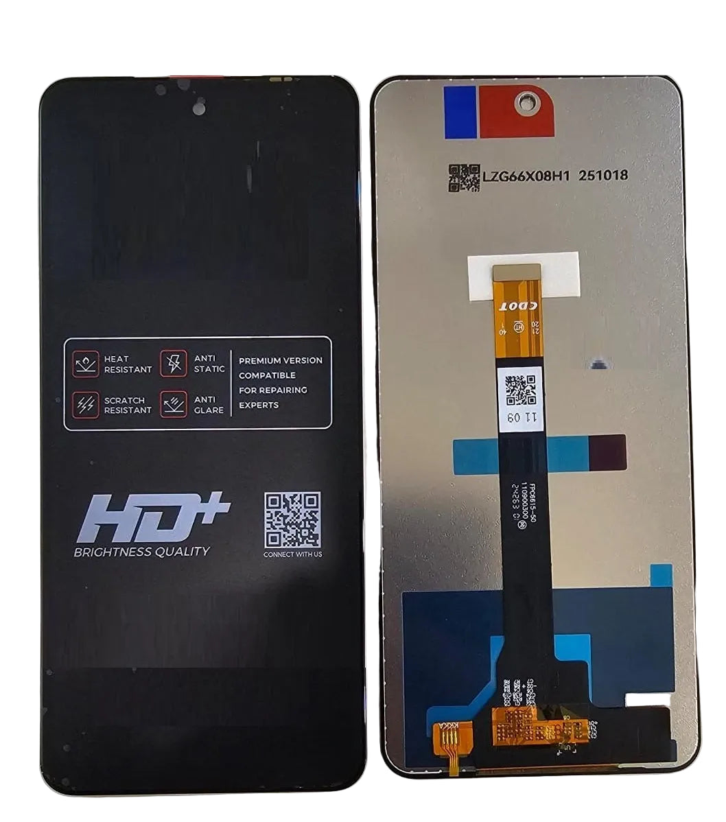 Lcd Display Combo Folder for Nokia HMD Fusion Black- Zeespares.in