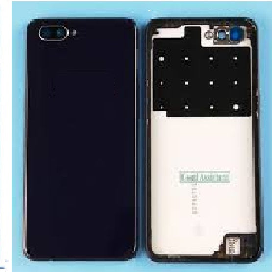 Back Panel Housing for Oppo A3S Black - Zeespares.in