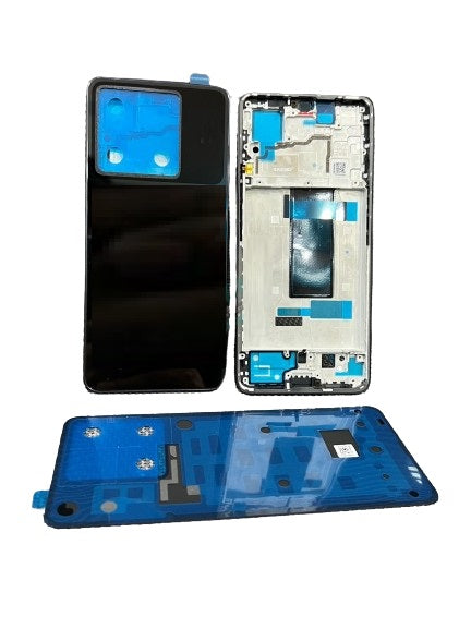 Back Panel Housing Body for Poco X6 Black- Zeespares – Zeespares.in