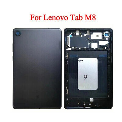 Back Panel Housing for Lenovo Tab M8 Black - Zeespares.in