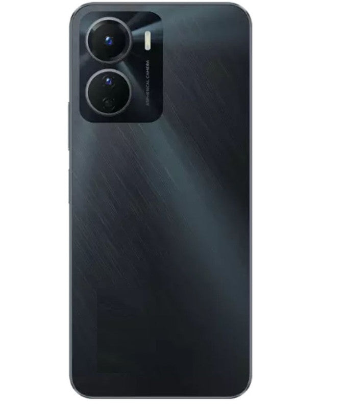 Back Panel With Camera Glass for Vivo Y16 Black - Zeespares.in