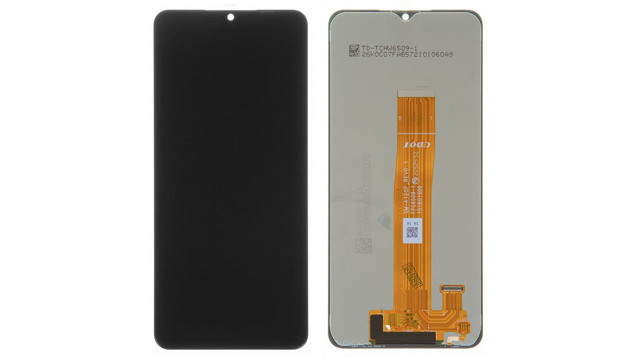 Lcd Display Combo Folder for Samsung Galaxy A12 Black- Zeespares ...