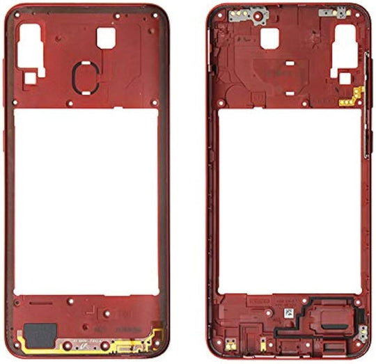Middle Ring Outer Frame for Samsung Galaxy A30 Red- Zeespares ...