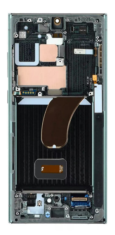 LCD Frame Middle Chassis for Samsung Galaxy S23 Ultra Green- Zeespares ...