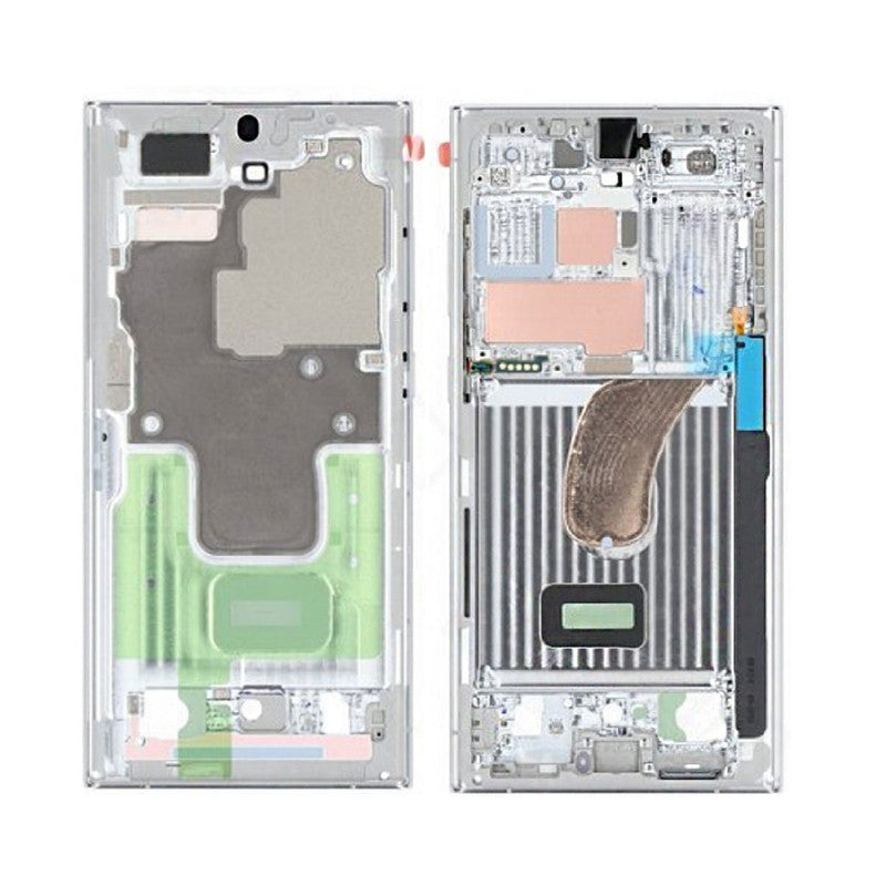 LCD Frame Middle Chassis for Samsung Galaxy S23 Ultra LightBlue ...