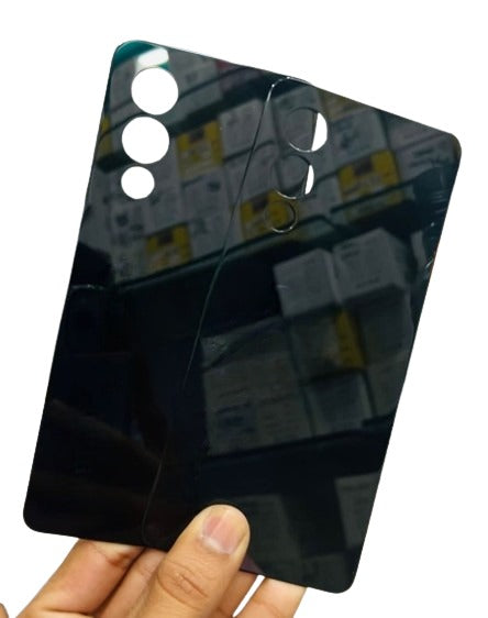 Back Panel Glass for Lava Storm (5G) Thunder Black- Zeespares ...