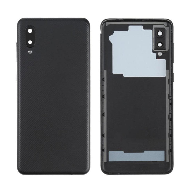 Mozomart Back Panel Housing Body for Samsung Galaxy A02 Black ...