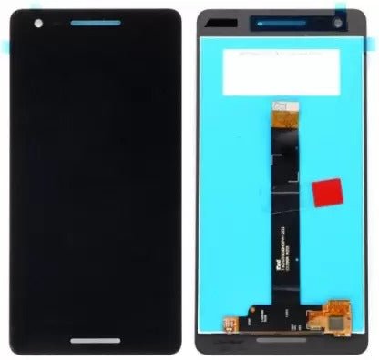 Mozomart Lcd Display Folder for Nokia 2.1 Plus Black - Zeespares.in